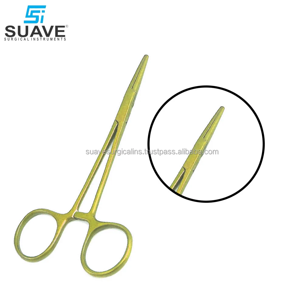 Homeotic Surgical Forceps In Yellow Color Curved Shaped Basis Of ...