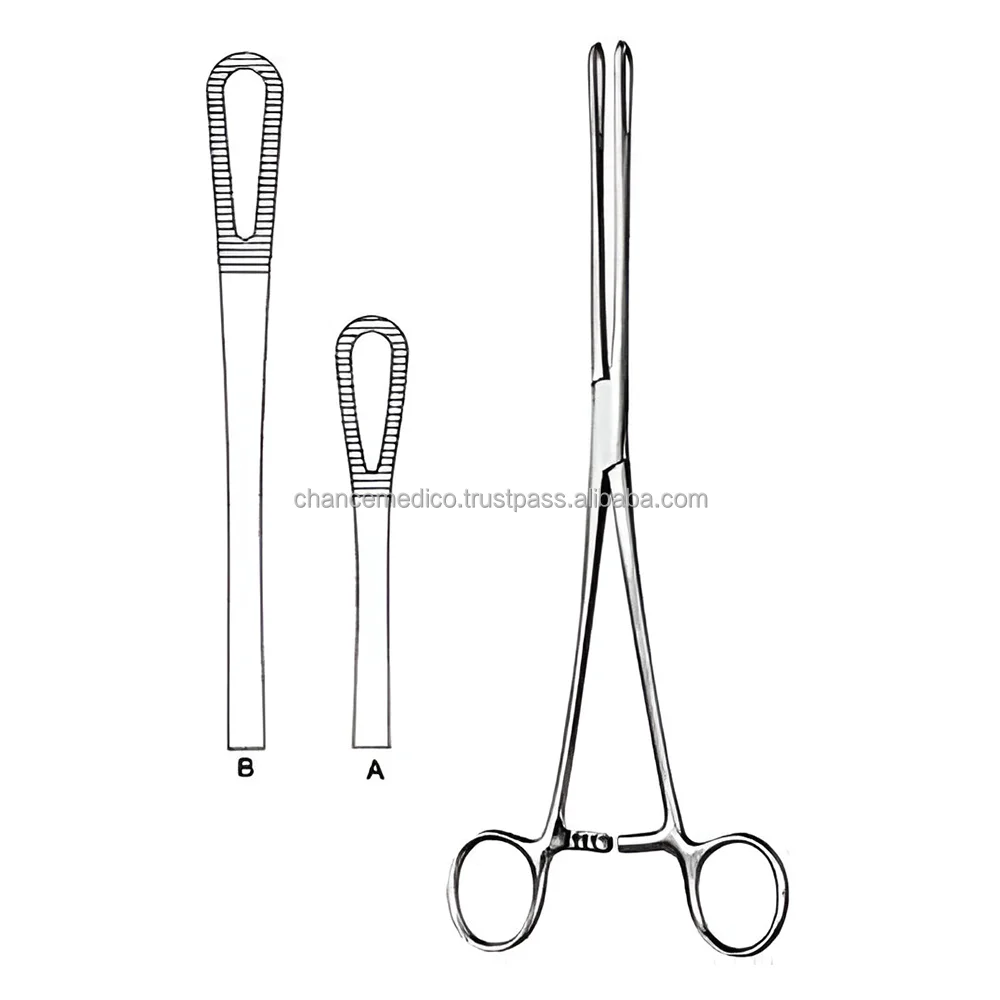 Rampley Sponge Holding Cotton Swab Forceps 25 Cm Surgical Sponge ...