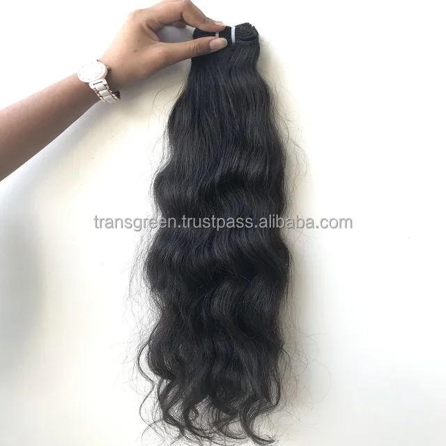 Remy Indian Virgin 22" Inch Human Hair Extensions Long Wavy Cuticle ...