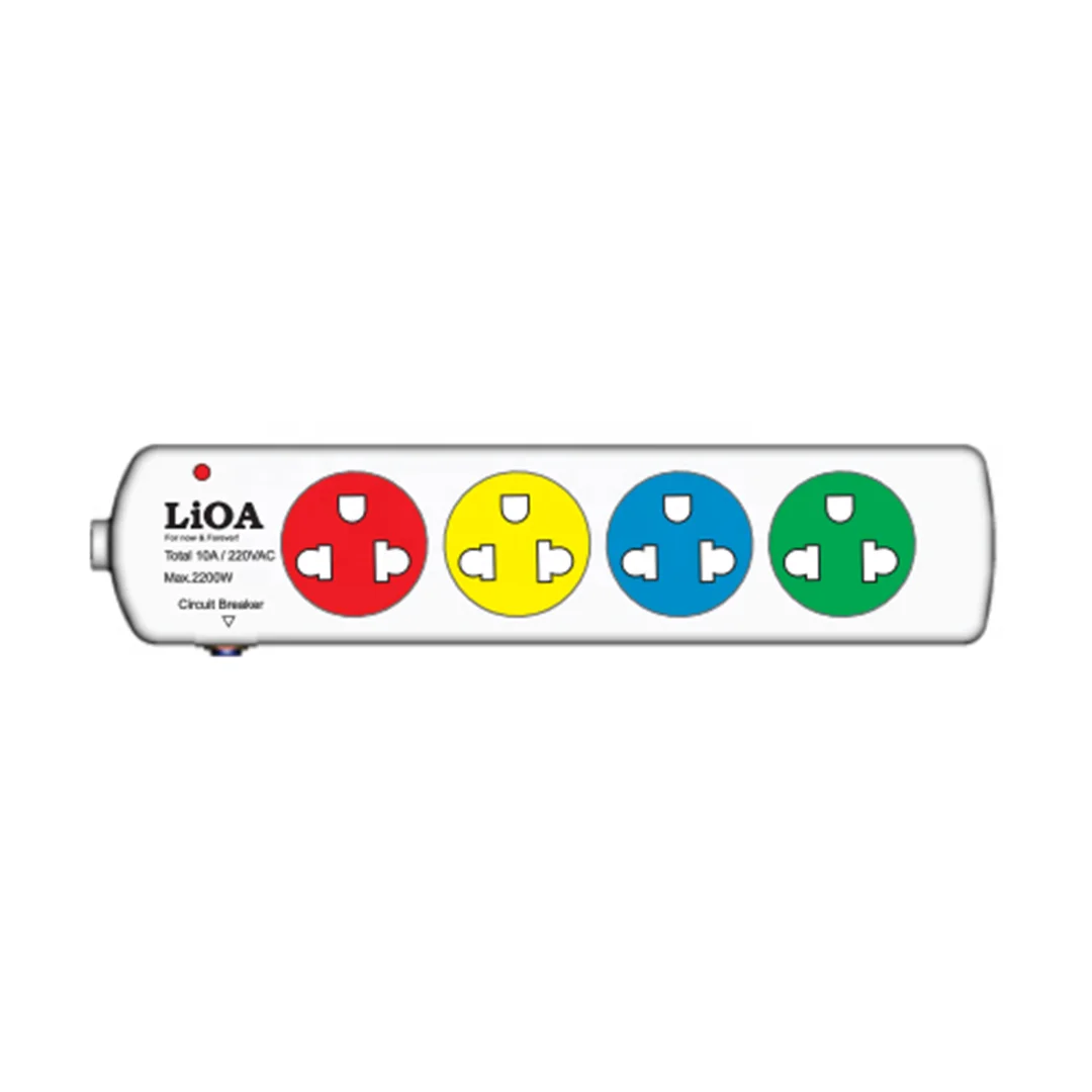 LiOA Common Extension Socket (New Generation) - 4 Outlets - CB ...