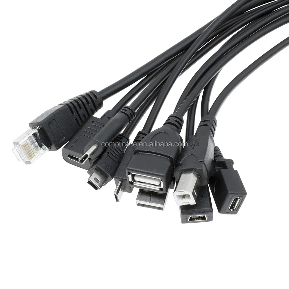 Mini Usb Male To 5pin Female Bolt Screw Shield Terminals Pluggable Type ...