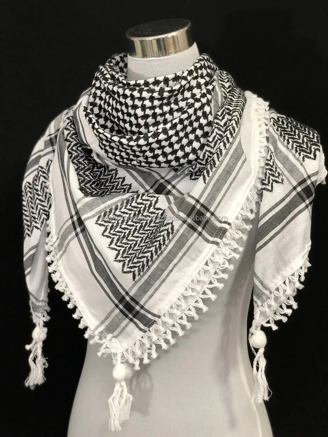 Adult Men Arab Head Scarf Head Cover Keffiyeh Middle East Desert ...
