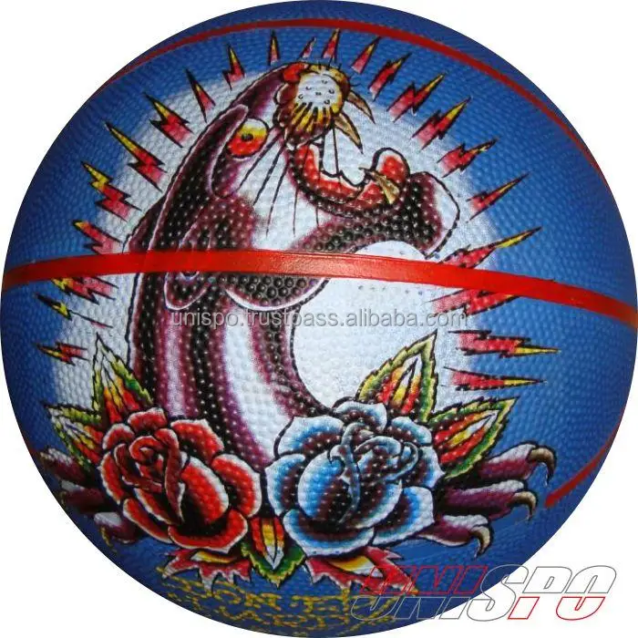Basketball Custom Size Made of Syn Rubber with Top Grade Bladder 100% ...