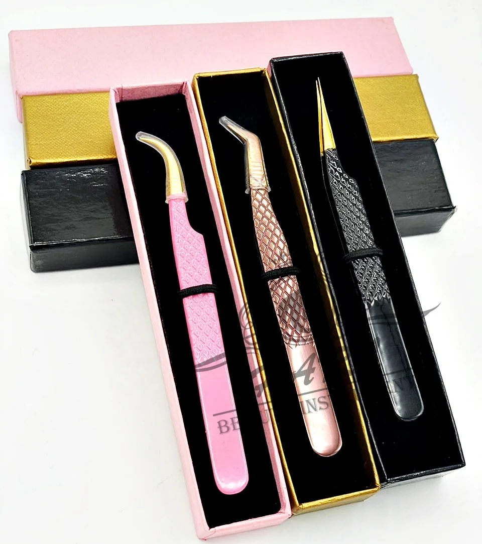 Cardboard Box Packaging For Eyelash Tweezers Eyelash Extension Tweezers ...