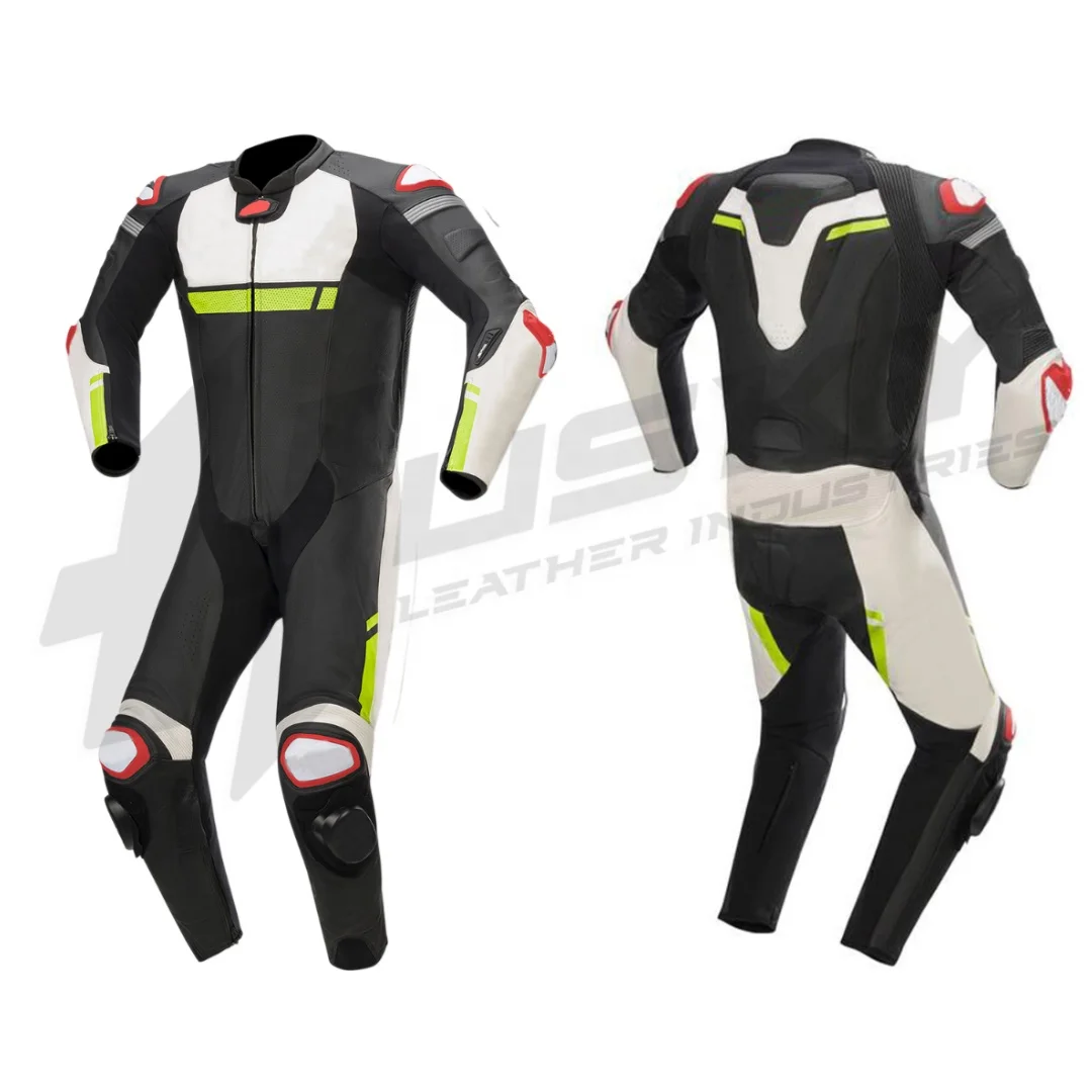 Custom Made Men Motorcycle Leather Racing Suit Motorbike Leather Race ...