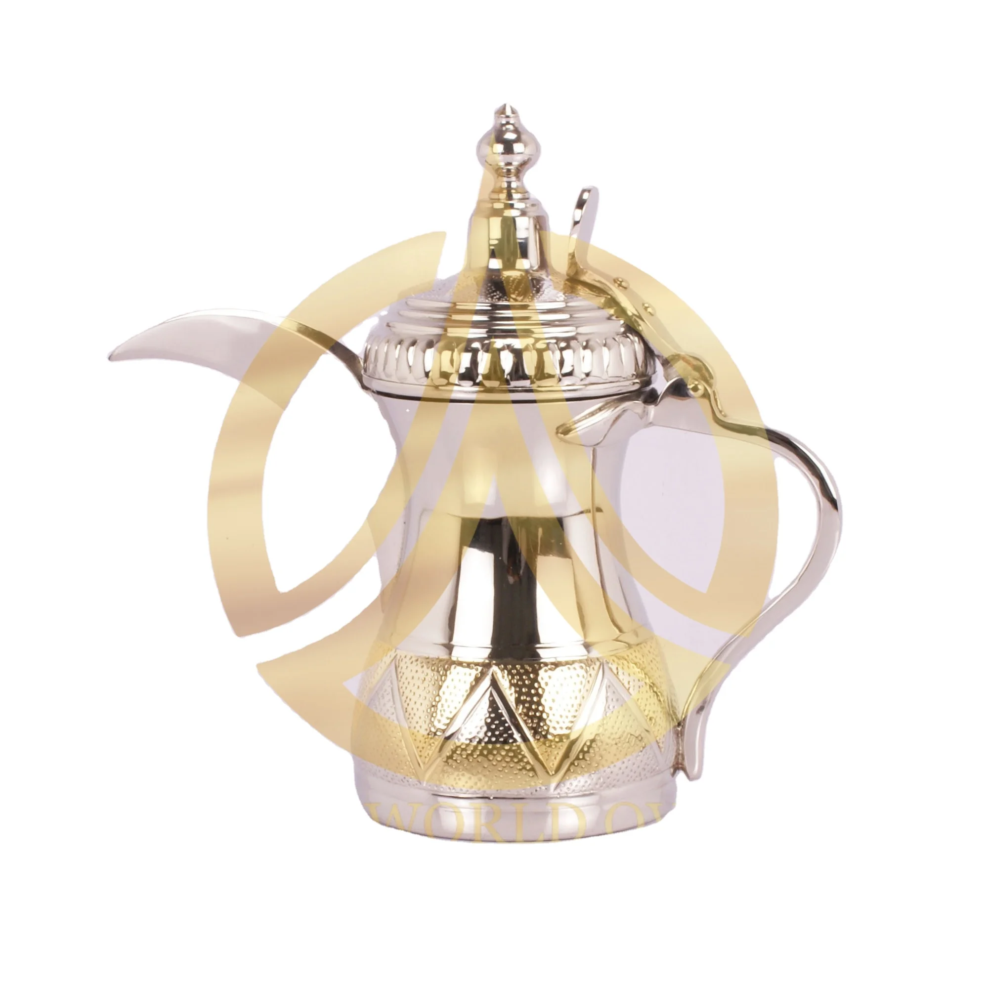 Arabic Metal Dallah In Brass And Steel For Hotel Restaurant Table Top ...