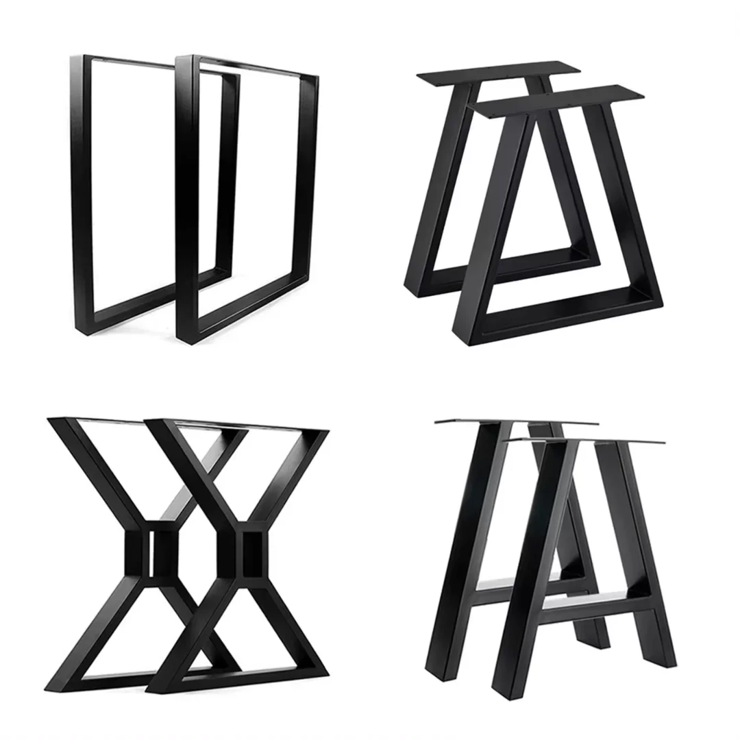 Cast Iron Steel Table Base Frames for Industrial Restaurant Office ...