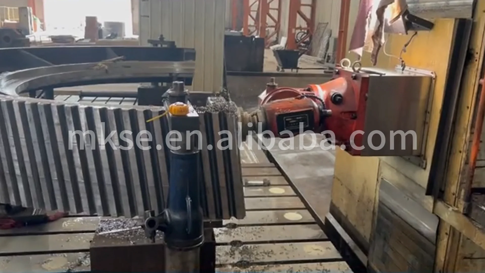 Large Module Segment Ring Gear Cement Ball Mill Big Spur Girth Wheel ...