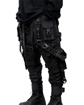 Mechanic Workwear Men Cargo Pocket Pants Technical Work Pants Trouser ...