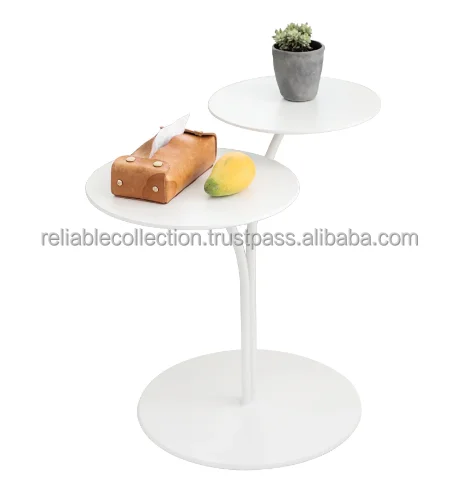 Black Coated Elegant Coffee Table Metal Crafts Eco Friendly Uses ...