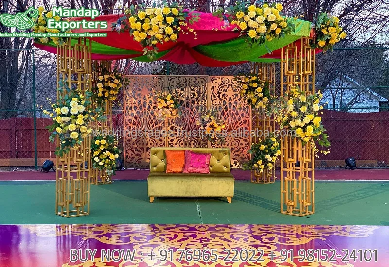 Contemporary Style Vivah Ceremony Mandap Chuppah Portable Wedding ...