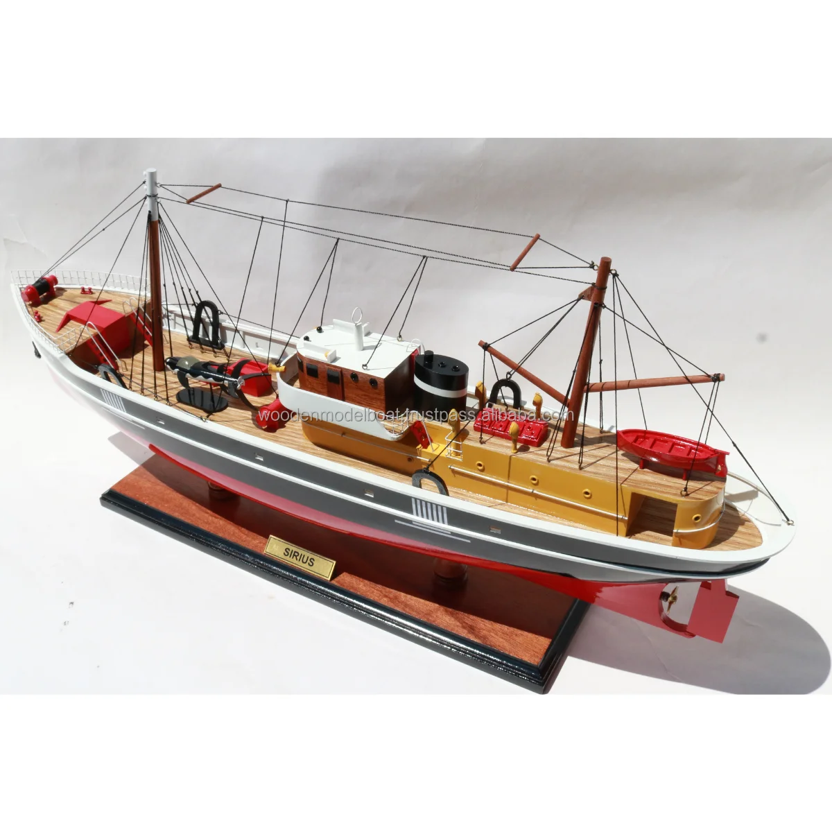 SIRIUS SHIP MODEL - Tintin's Fiction Trawler for Display