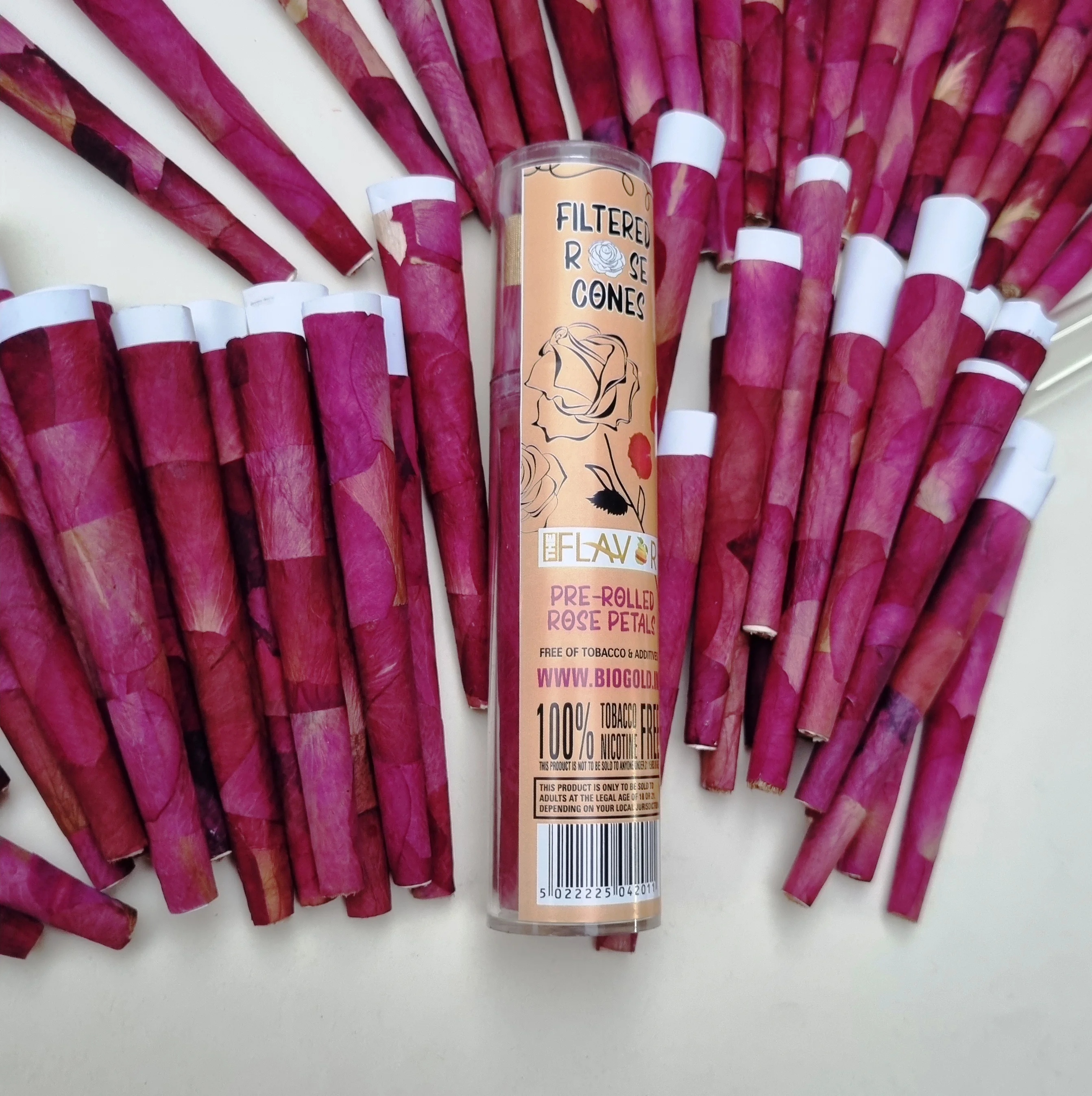 Violet Yellow Color Limited Edition Palm Rose Cones Wood Glass Tips ...