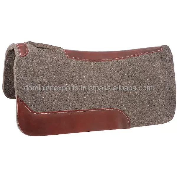 Horse Saddle Pad Western Hot Selling Wool Felt Saddle Pad Custom Colors ...