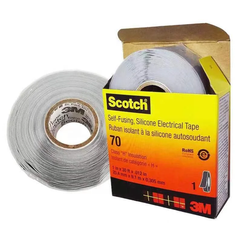 3m 70 Self-fusing Silicone Rubber Electrical Tape - Buy 3m Electrical 70 Tape,3m Silicone Tape ...
