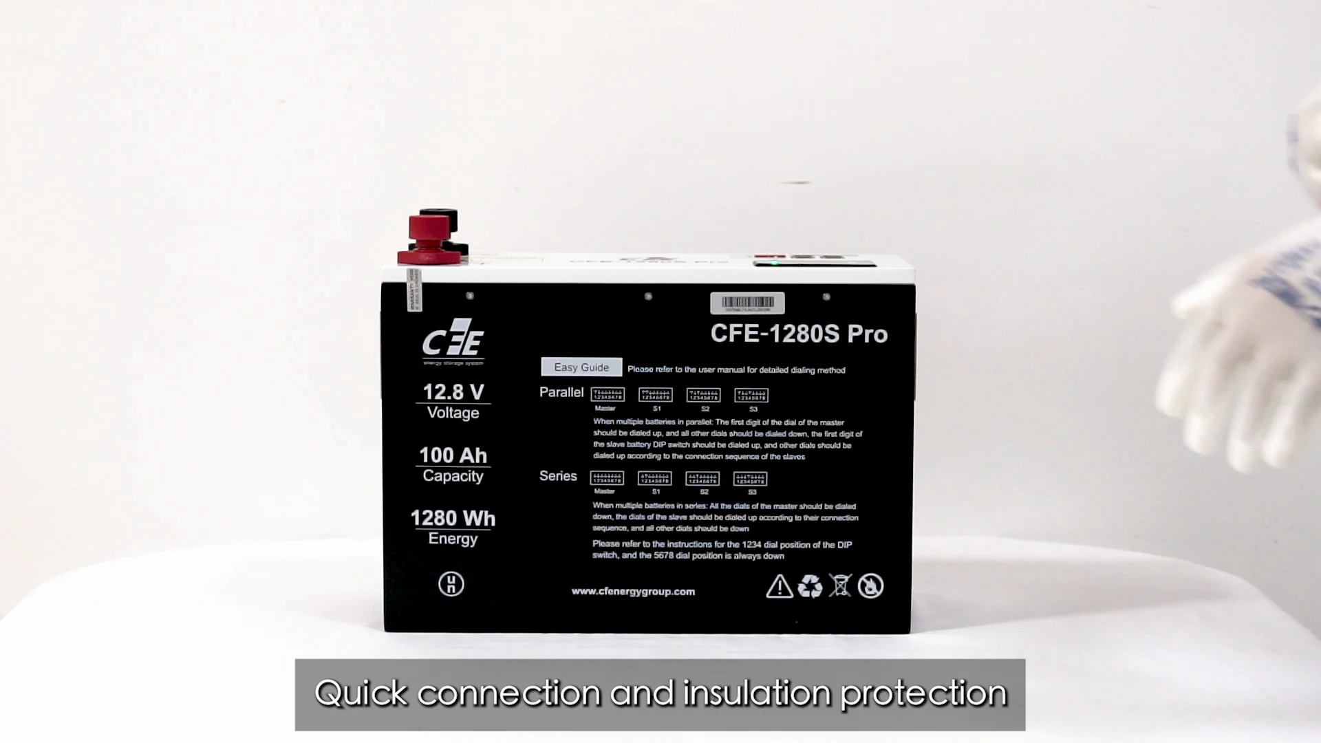 Cfe Lifepo4 Bms Lifepo4 Battery Pack 12.8v 25.6v 100ah 200ah Lifepo4 ...