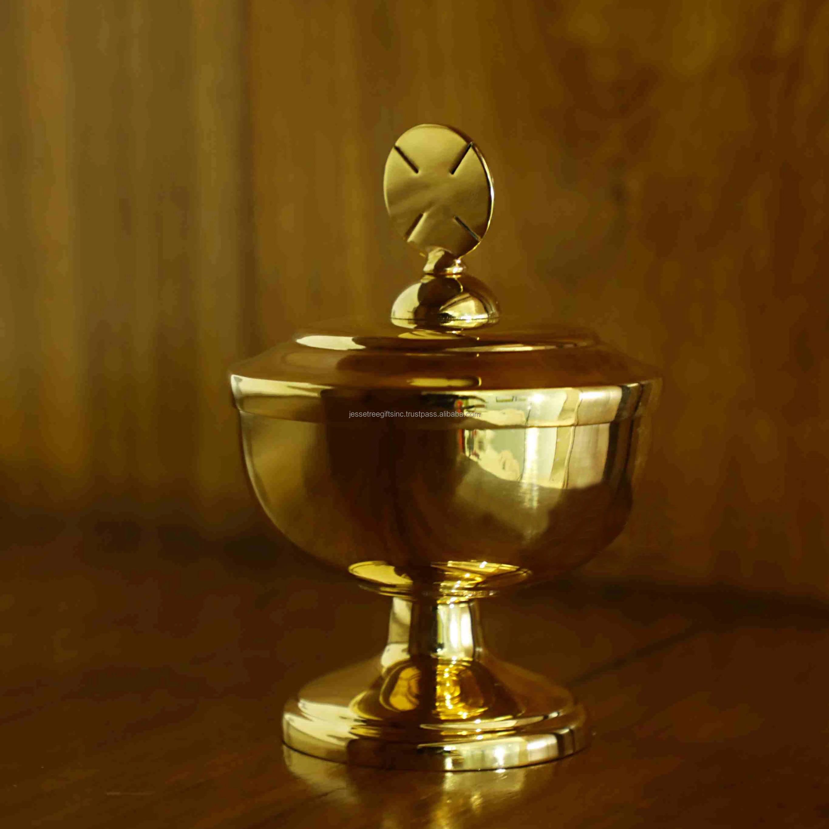 Modern Style Metal Church Ciborium With Nickel Plating Finishing Round ...