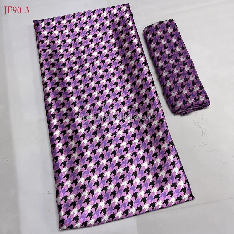Shop Our JF90 African Silk Satin Fabric - Perfect for Dress