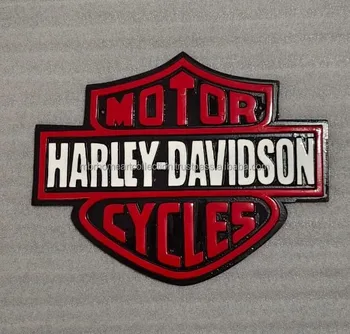 Cast Iron Motor Harley- Davidson Cycles Metal Wall Sign And Plaque For ...