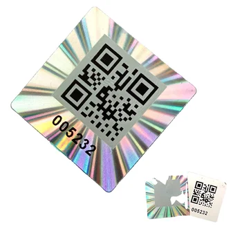 Qr Code Stickers,Tamper Evident Sticker Roll Security Tags Anti-counterfeiting Labels Scratch ...