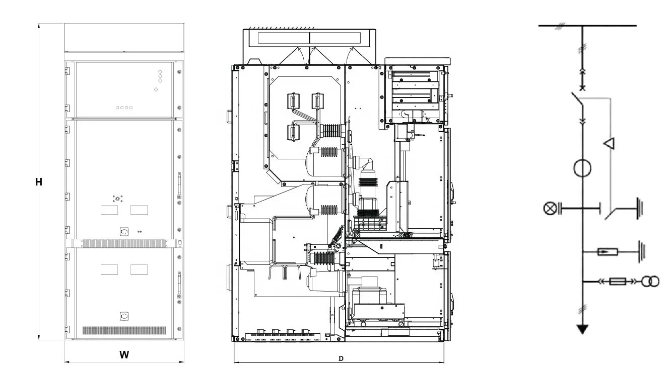 Vpa24 - Medium Voltage Switchboard - Id - Incomer Direct To Busbar ...