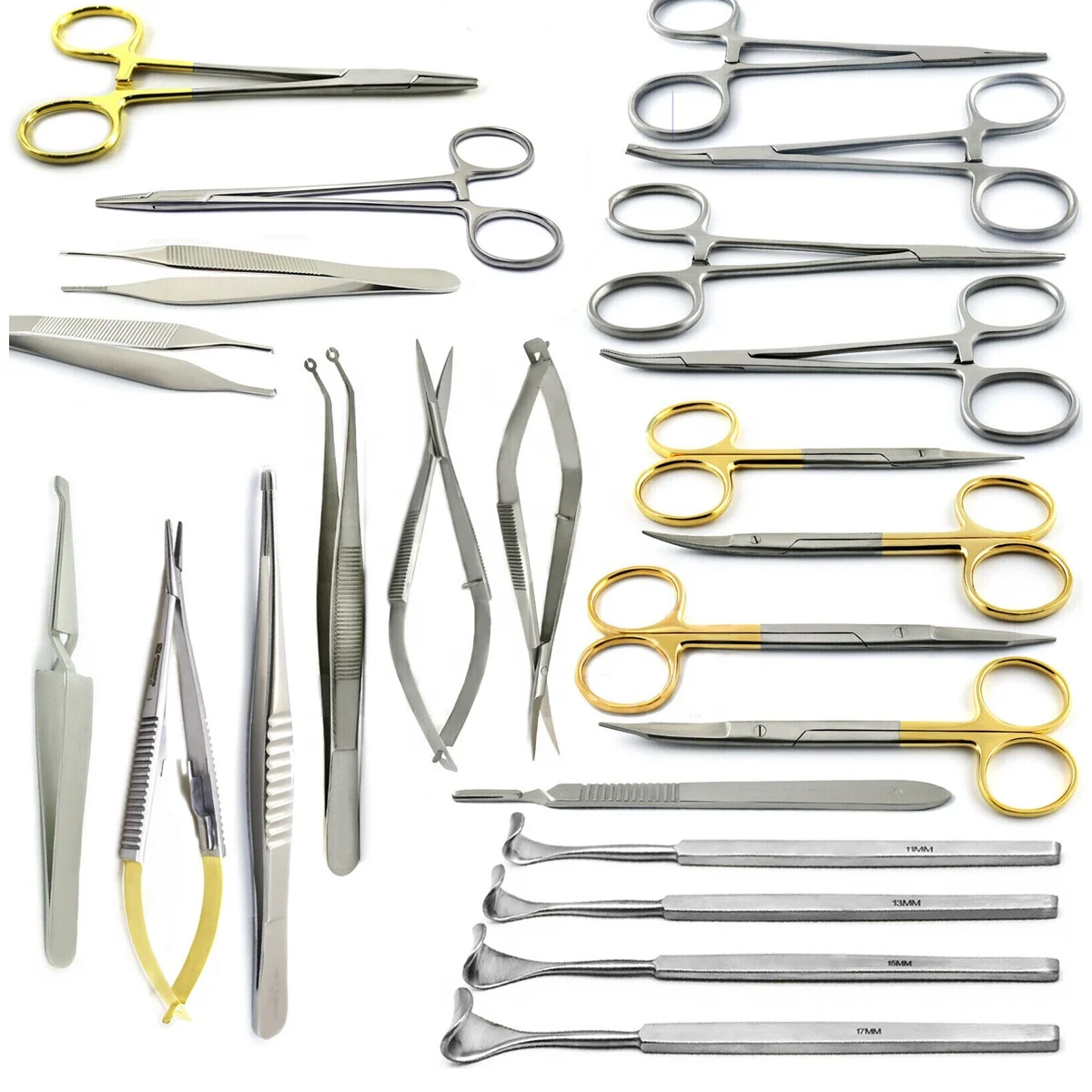 Alibaba.com: Blepharoplasty Instruments Kit 24 Pcs Micro Eye Surgical ...