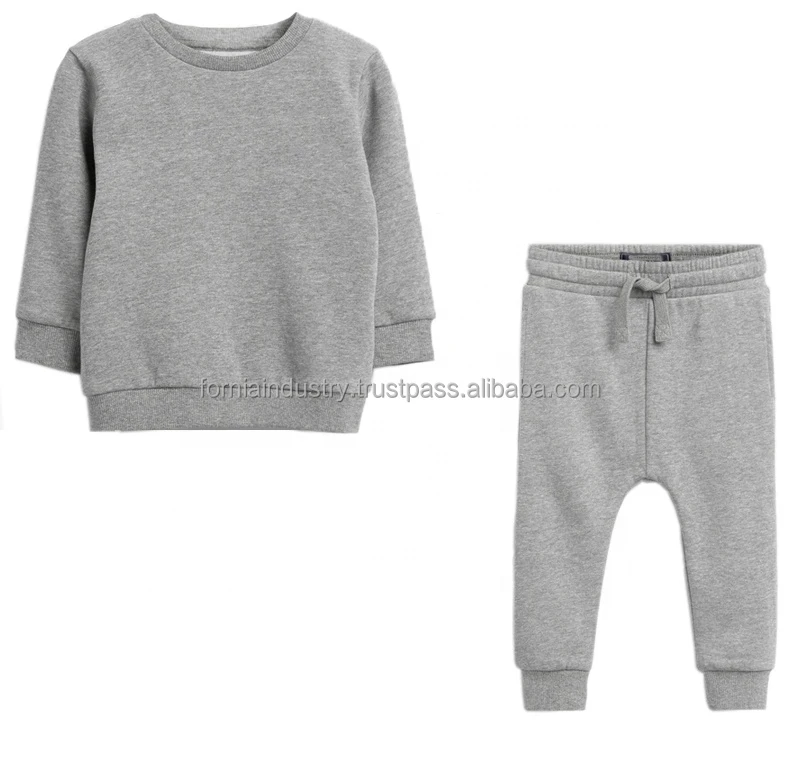2021 Baby Boys Sweat Suit Gym Youth Tracksuits / Children Blank Kids ...