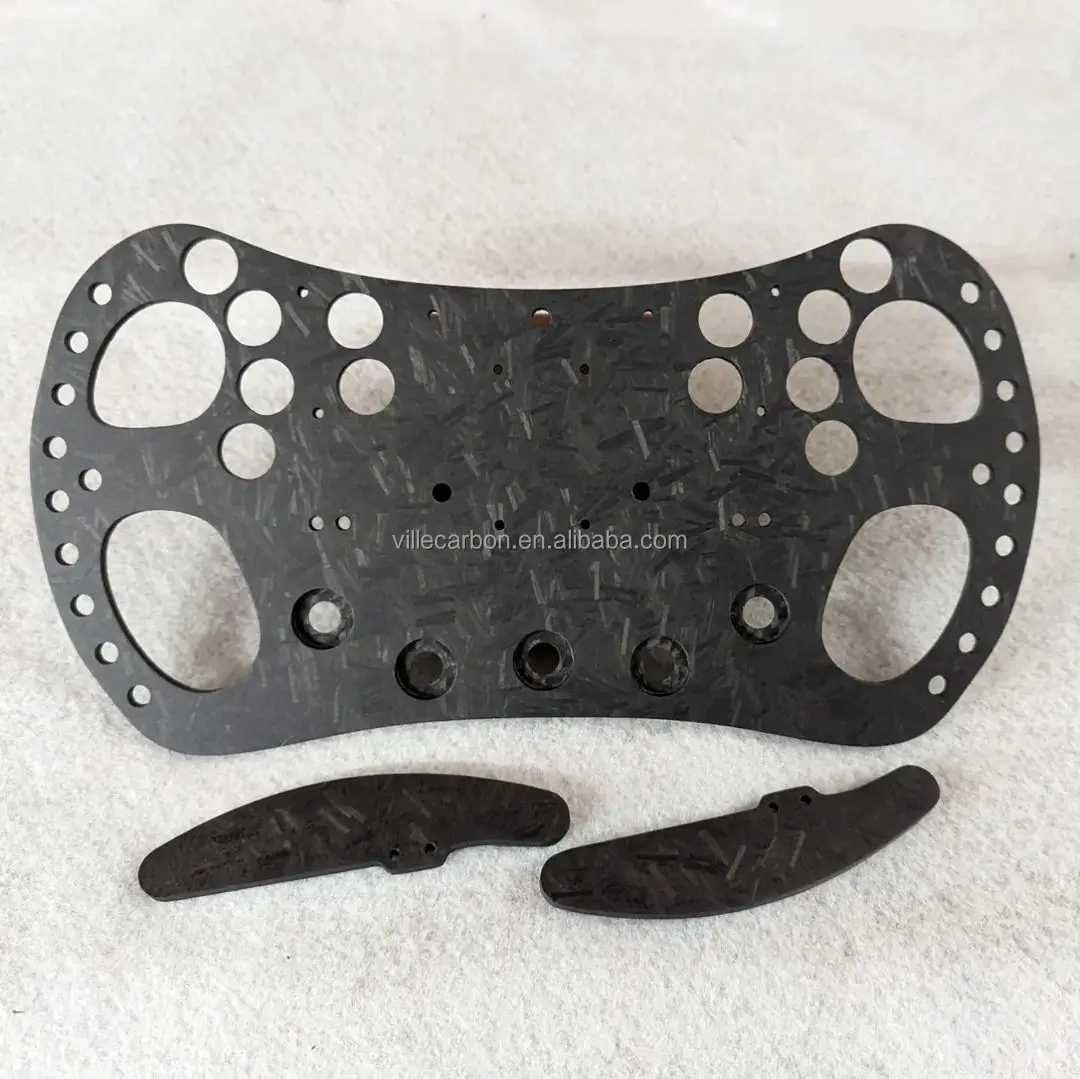 Custom Carbon Fiber Gaming Controller Steering Wheel Plate