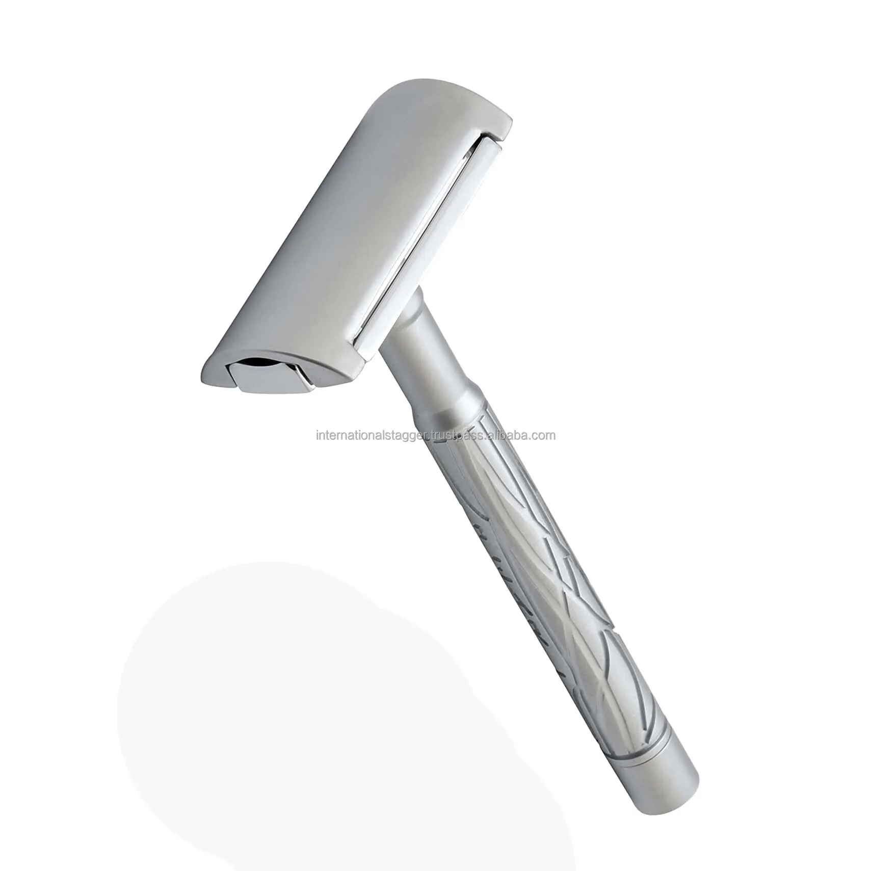 Double Edge Safety Razor / Safety Razor Shaving Long Handle / Black ...