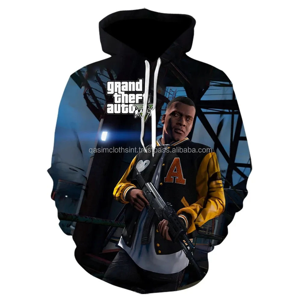 Grand Theft Auto 3d Print Game Gta 5 Hoodies Sweatshirts Men Women ...