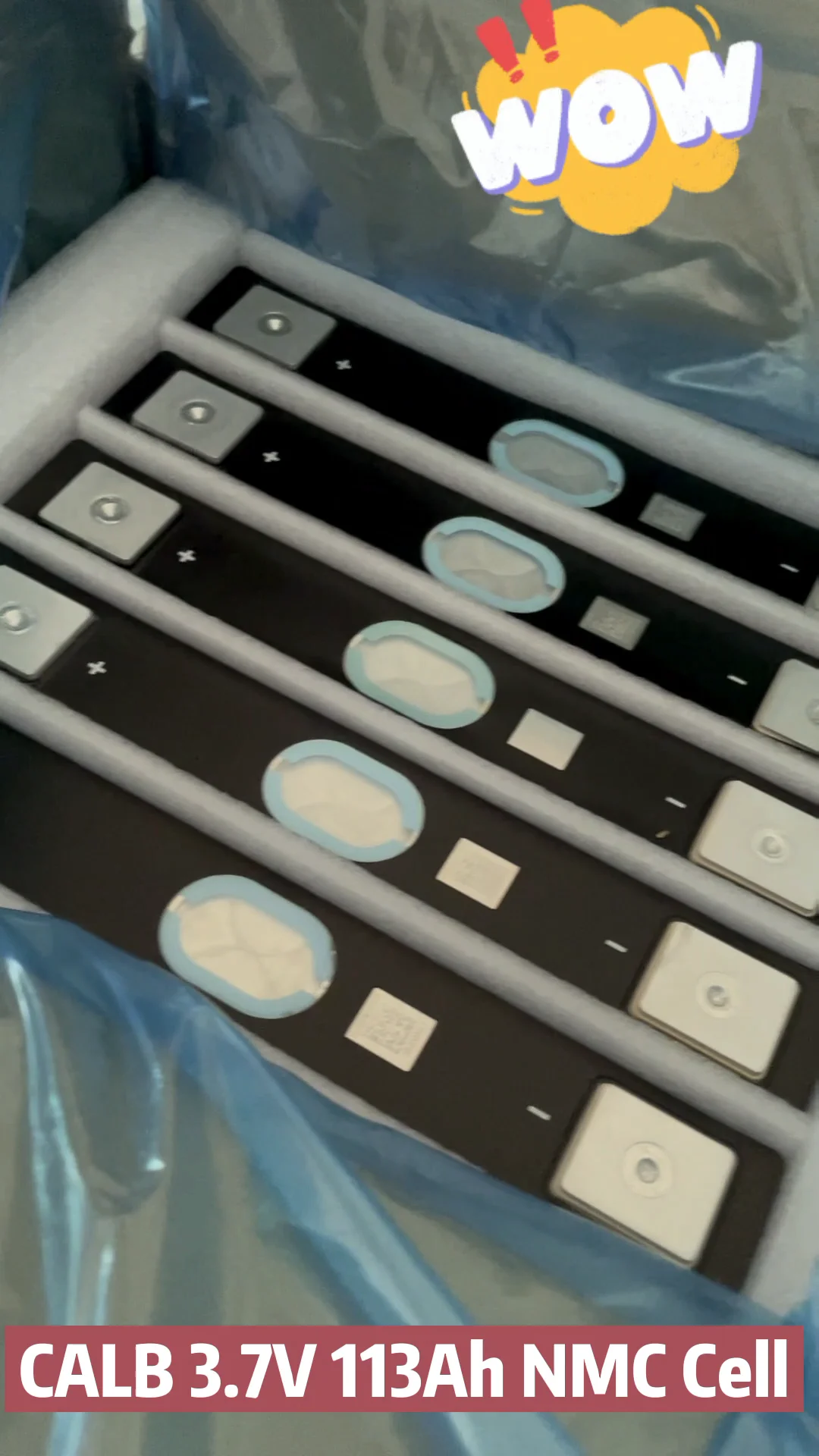 Calb New 3.7v 113ah Nmc Rechargeable Prismatic Cell Nmc 523 Battery For ...