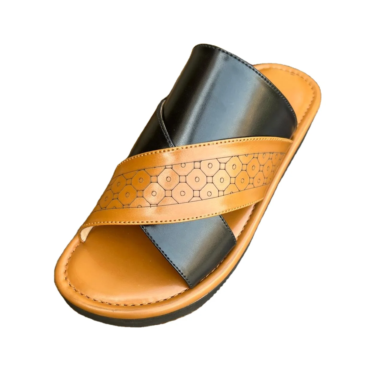 Arabic Sandals for men Handmade Leather Slippers Saudi Style Summer ...