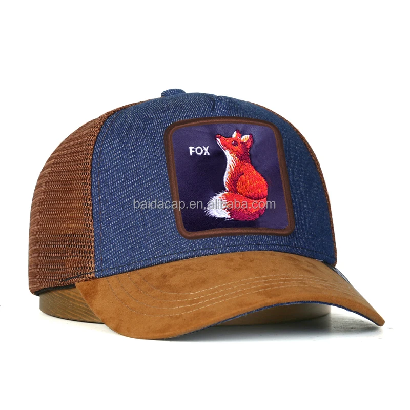 New Arrivals Fashion 3d Embroidery Animal Farm Trucker Hat Custom 5 ...