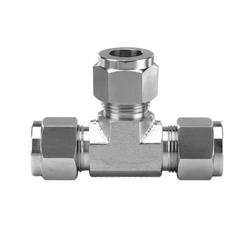 Equal Tee Union Type Stainless Steel Compression Fitting Ss316l 3/8 ...