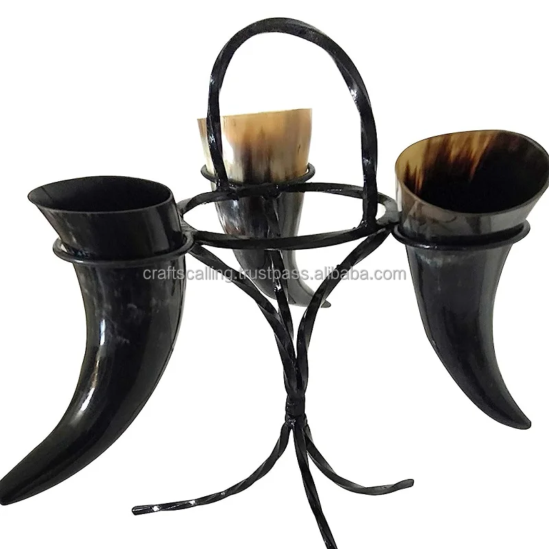 New Arrival Drinking Beer Horn Natural Look Eco Friendly Ox Horn Beer ...