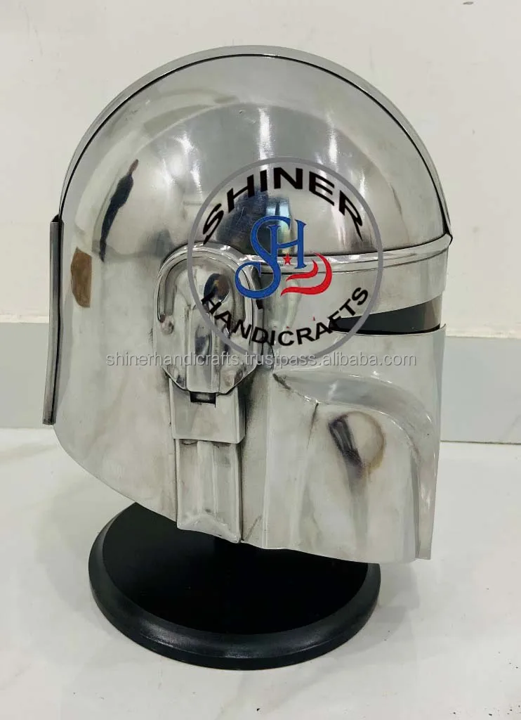 Mandalorian Helmet - 18 Gauge Steel Medieval Boba Fett
