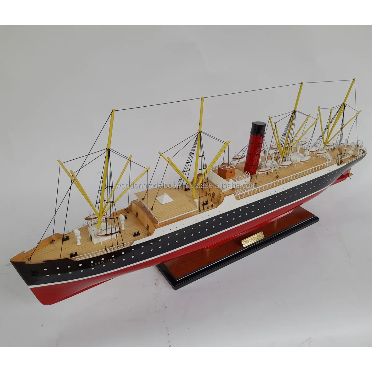Cruise Ship Model Rms Carpathia - High Quality Wood Ship Model ...