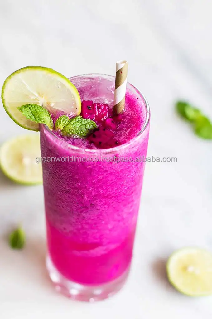 Best Seller Dragon Fruit Puree - The Yummy Pulp With Natural Sweet ...