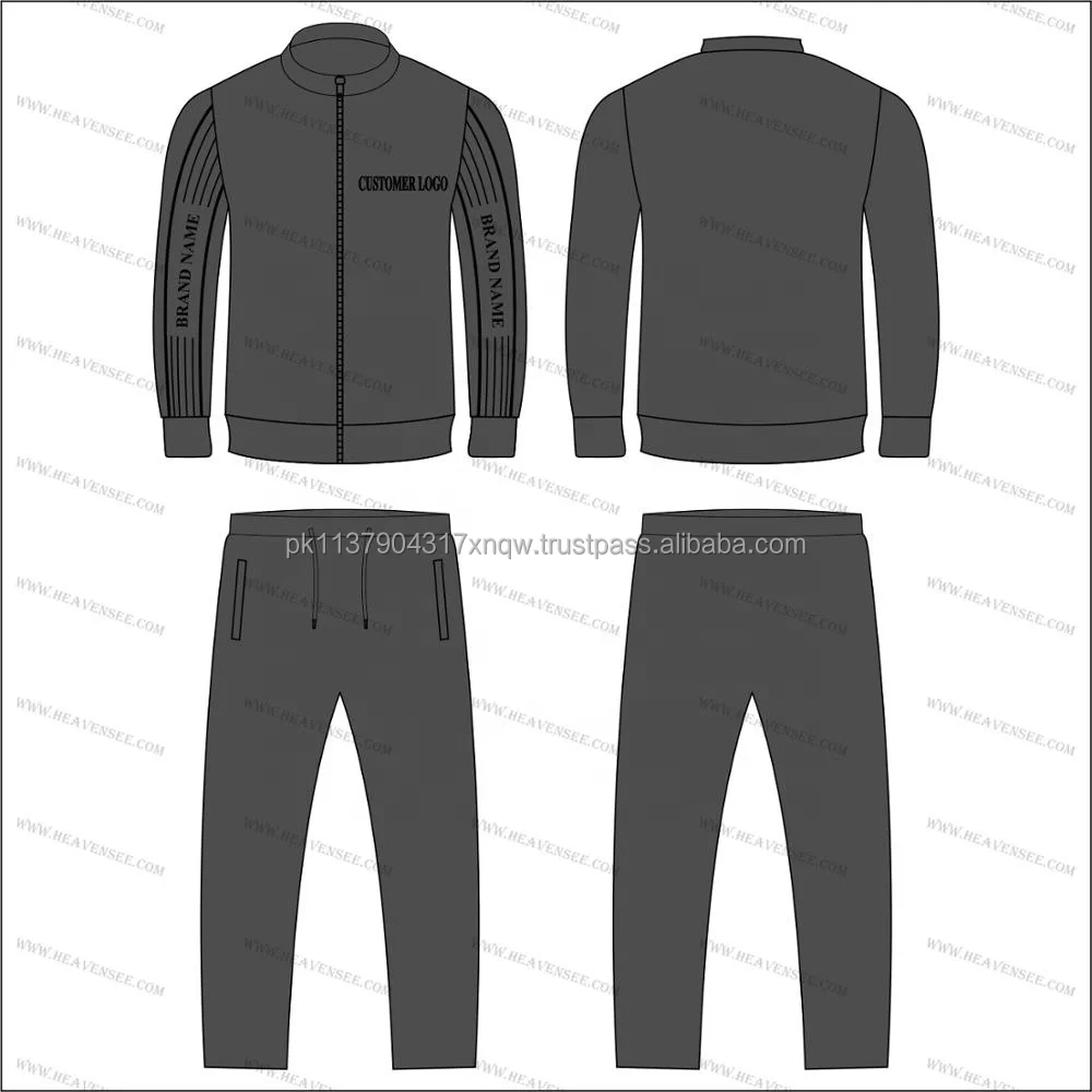 Latest Customized Men Tracksuit/ Men Sweatsuit/ Custom Made Men Jogging ...