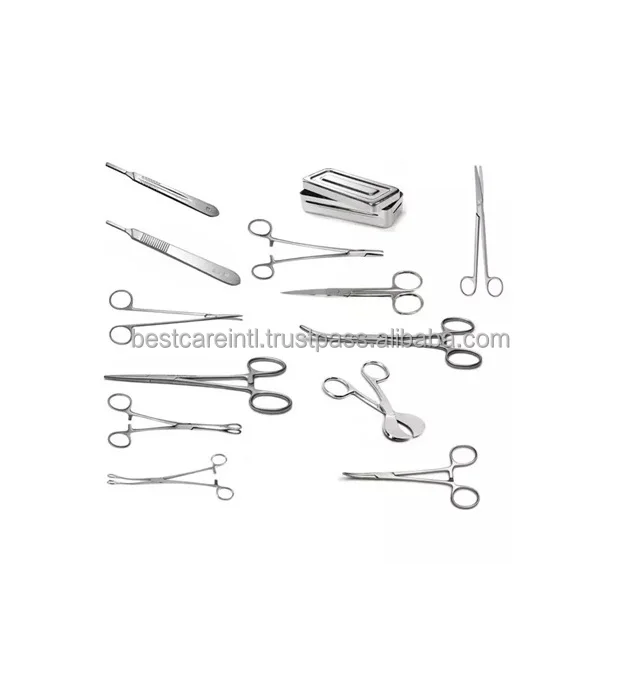 Surgical Tracheostomy Box Contains 33 Instruments Made of German Grade ...
