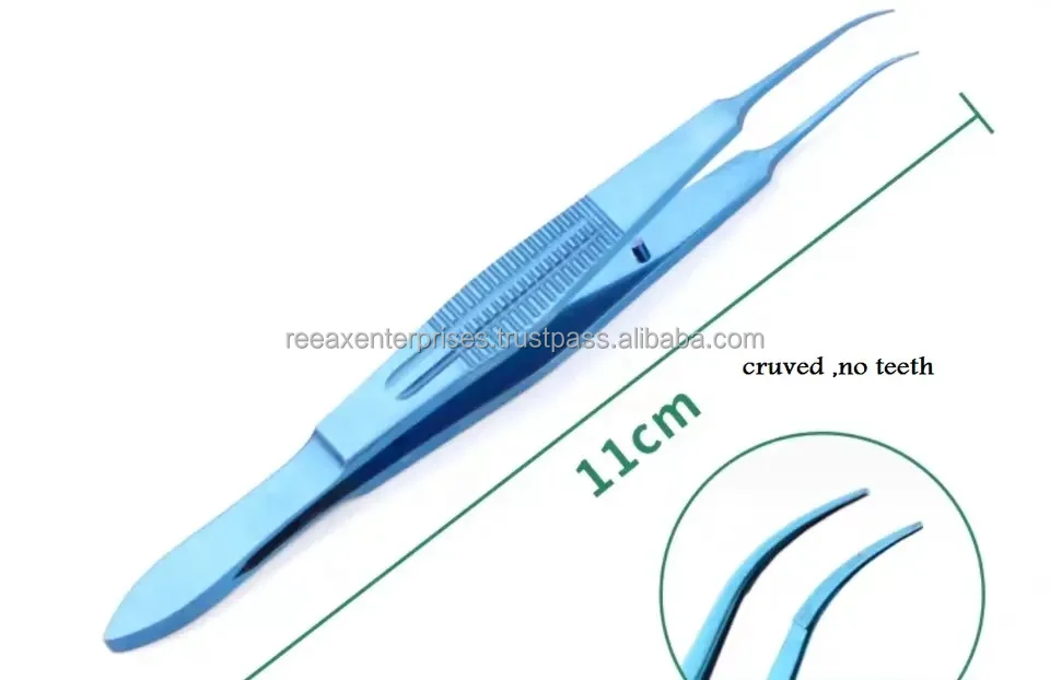 Double-Eyelid Ligature Forceps Manual Steel Surgical Tweezers ...