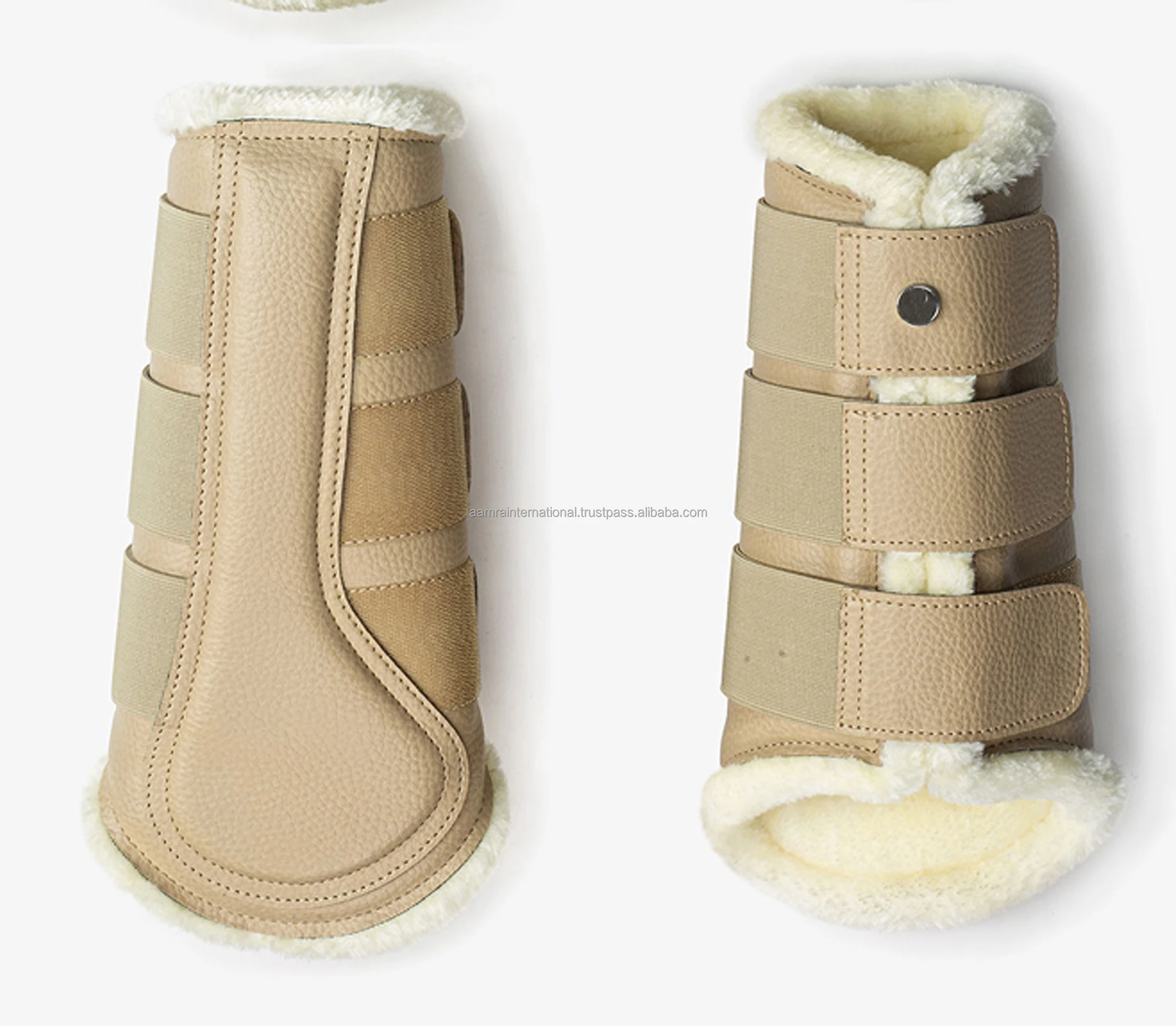 Wholesale Manufacturer Equestrian Horse Patent Brushing Boots Custom ...