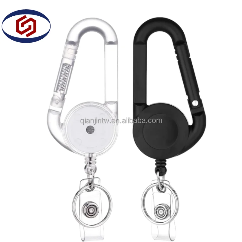 Metal Wire Retractable Round Badge Reels - Buy Metal Retractable Badge ...