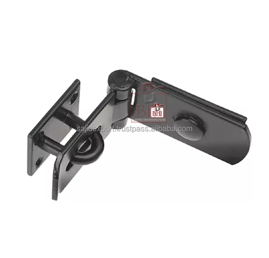Heavy Duty Security Swivel Locking Bar Hasp and Staple - Black| Alibaba.com