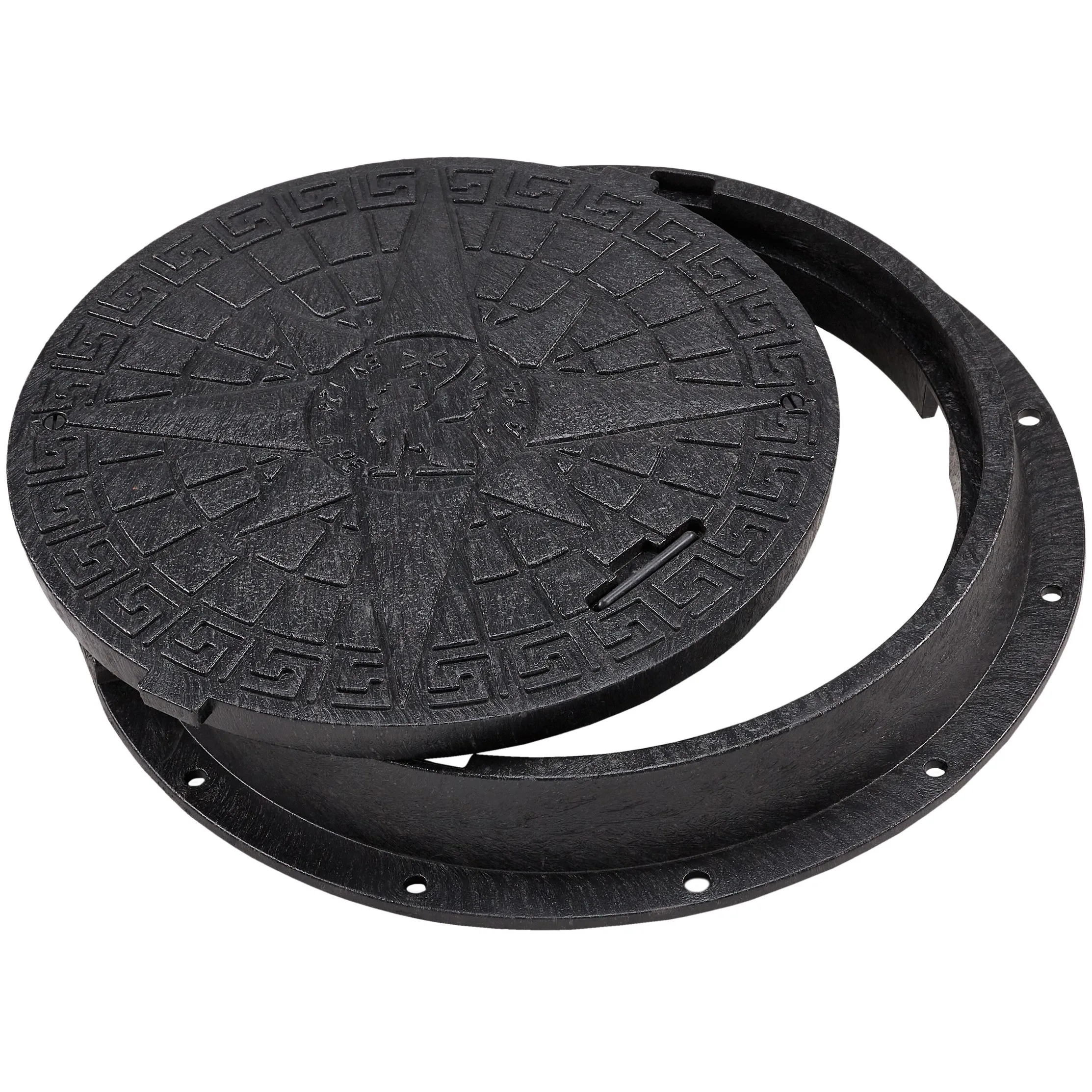 Manhole Cover DN600/800 PE BabylonPlast™ 5 Tons With lock EN 124-6 ...
