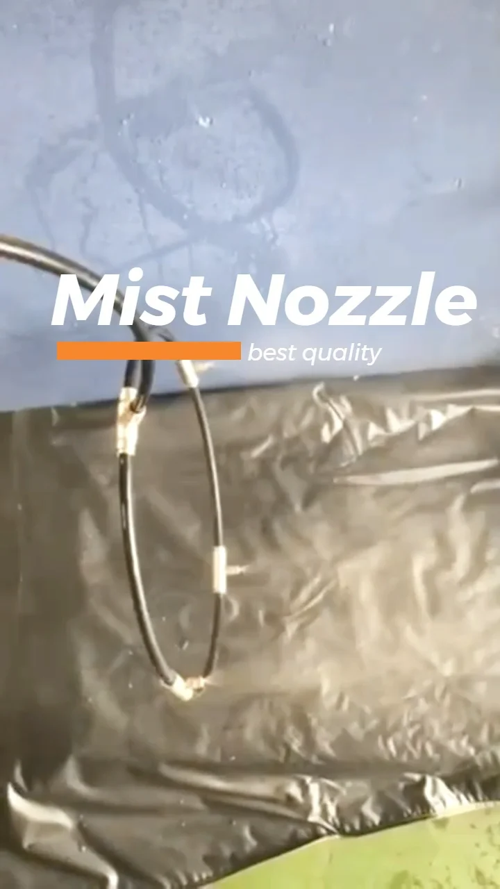 High Pressure Poolside Fountain High Pick Outdoor Cooling Brass Mist ...