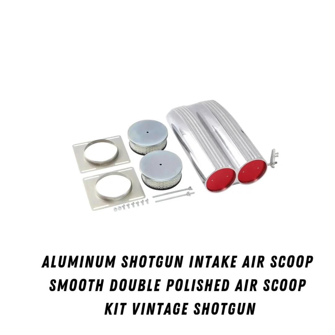 Aluminum Shotgun Intake Air Scoop Smooth Double Polished Air Scoop Kit ...