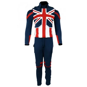 Captain Britain Costume Made By High Quality Textured Stretch Fabric ...