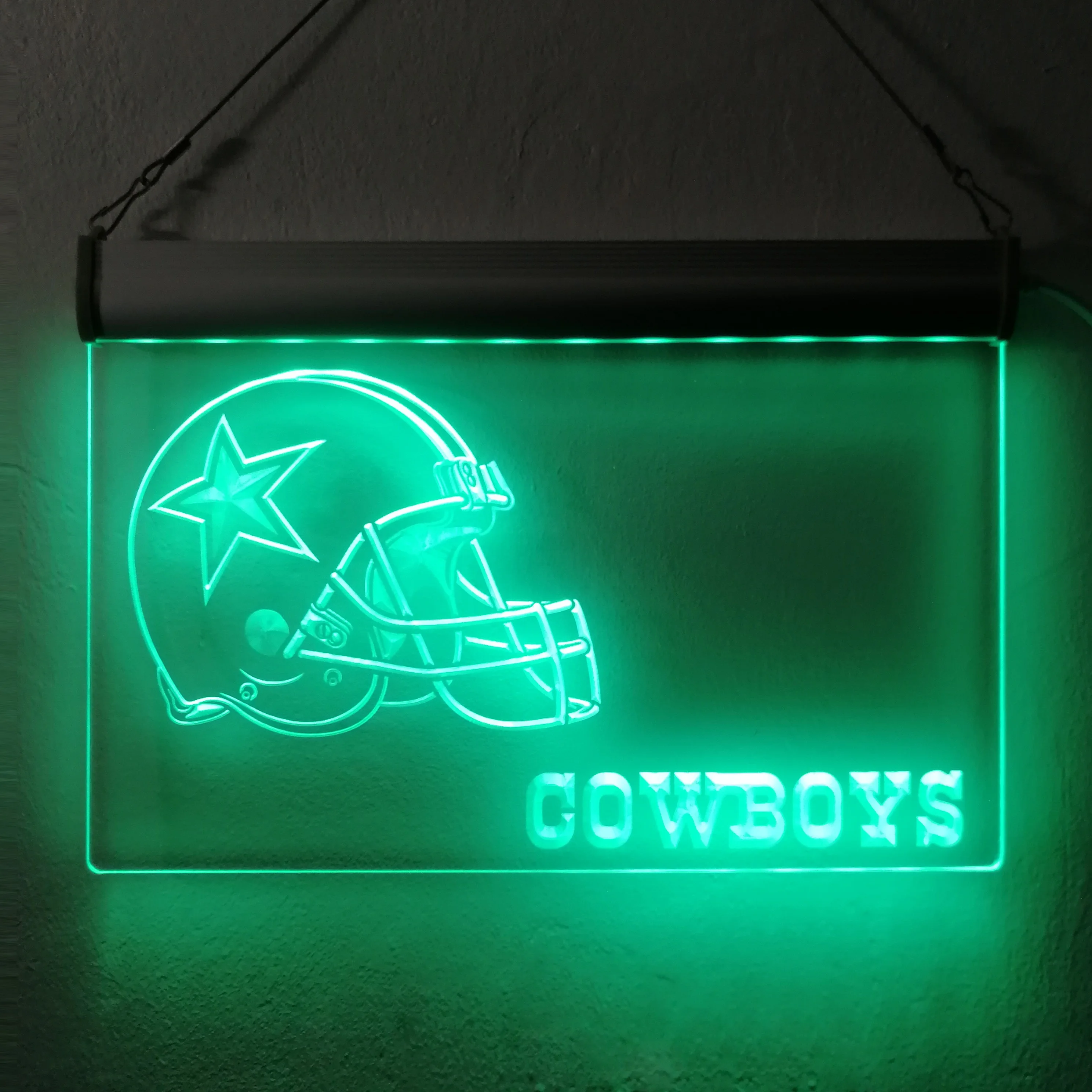 Football Helmet Neon Soccer Led Sign For Boys/teens Bedroom,Game Room ...