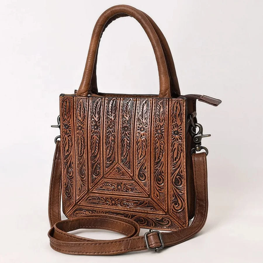 Premium Quality Leather Tooled Bag Western Boot Stitched Design Bag ...